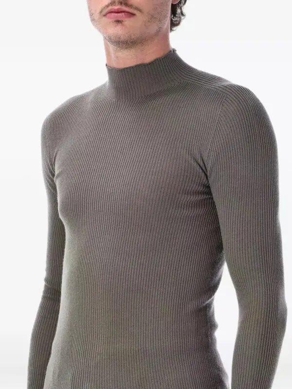 Rick Owens Ribbed Lupetto Sweater