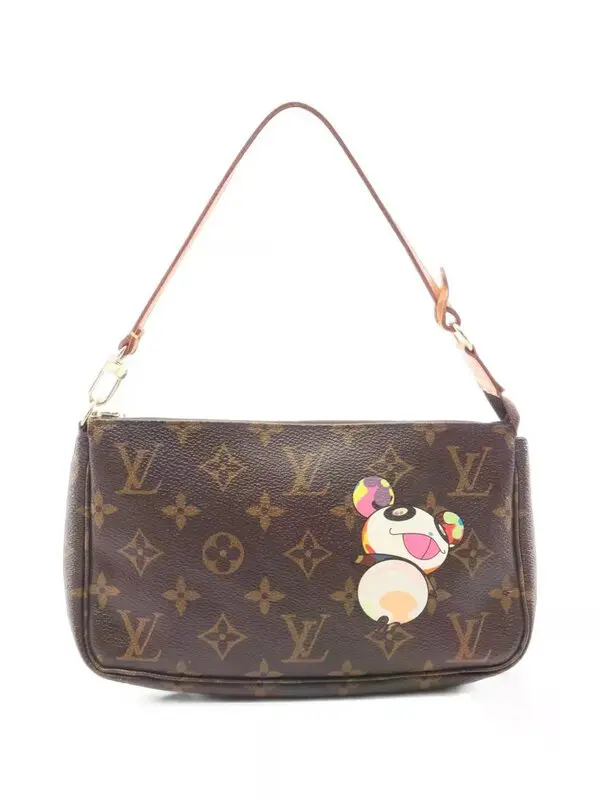 LOUIS VUITTON 2004 Monogram Panda Shoulder Bag