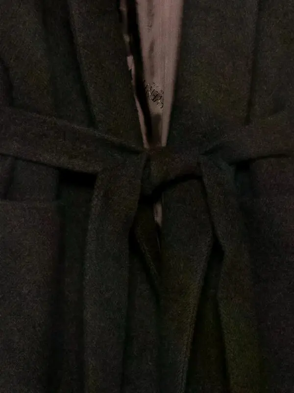 Seventy Belted Shawl-lapel Coat