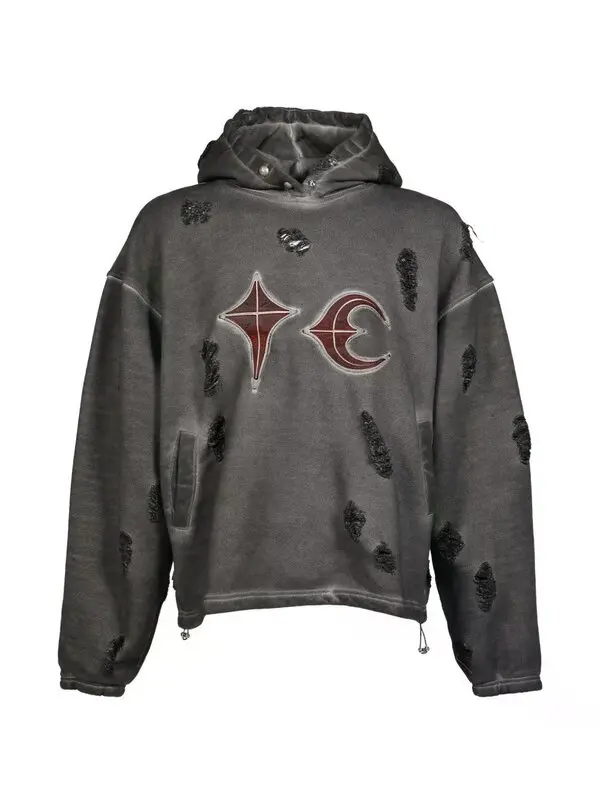 THUG CLUB Rock Distressed Hoodie