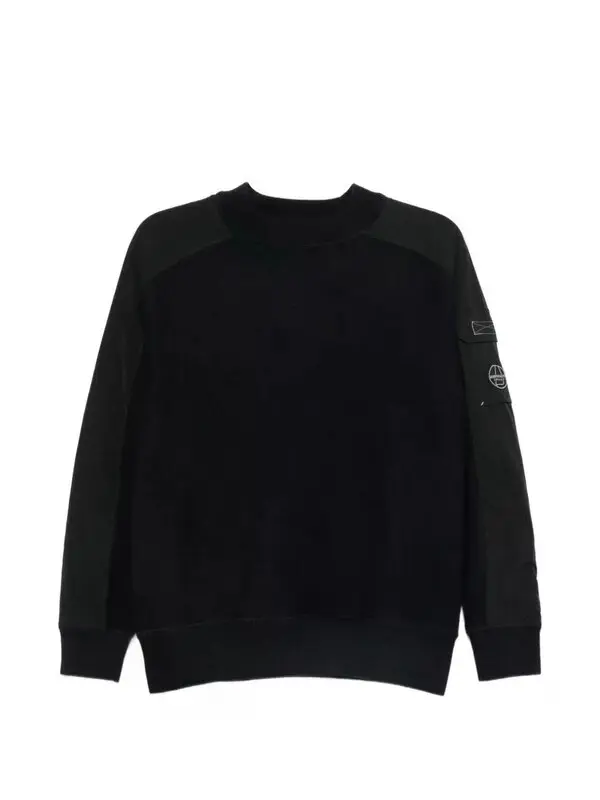 MURPHY&NYE Contrast-panel Flap-pocket Sweater