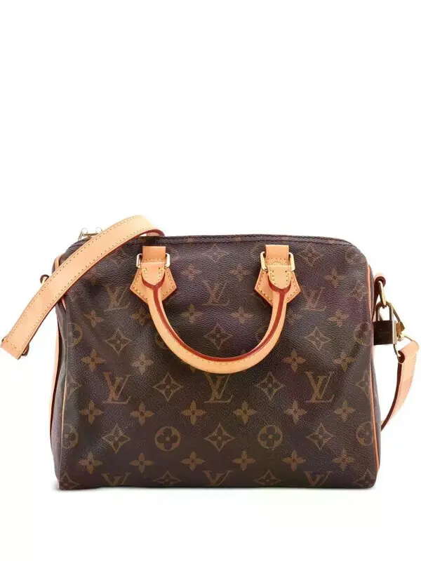 LOUIS VUITTON Monogram Canvas Speedy Bandoulière Satchel - Brown