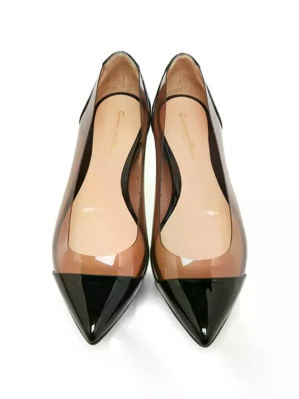 GIANVITO ROSSI Plexi Ballet Flats