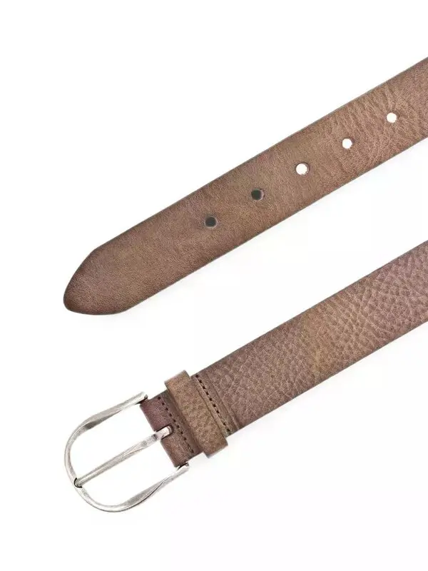 BGM LABEL Buckle-fastening Leather Belt
