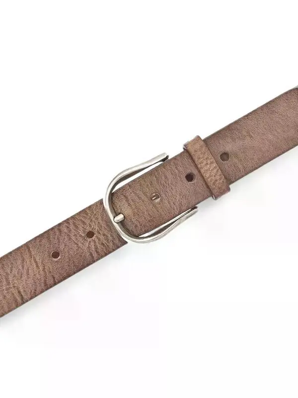 BGM LABEL Buckle-fastening Leather Belt