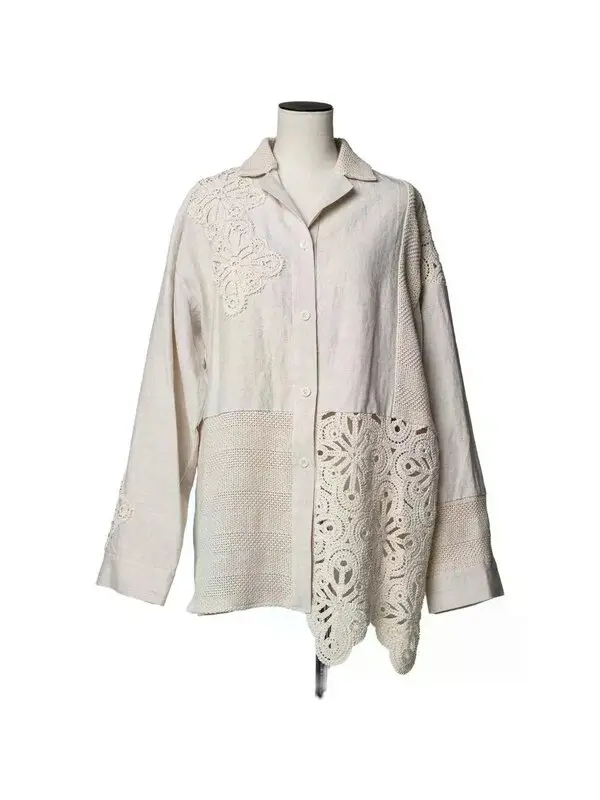 MULLER OF YOSHIOKUBO Arabesque-lace Shirt