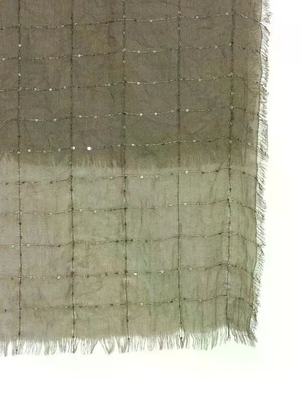 PENNYBLACK Sequin Grid Scarf