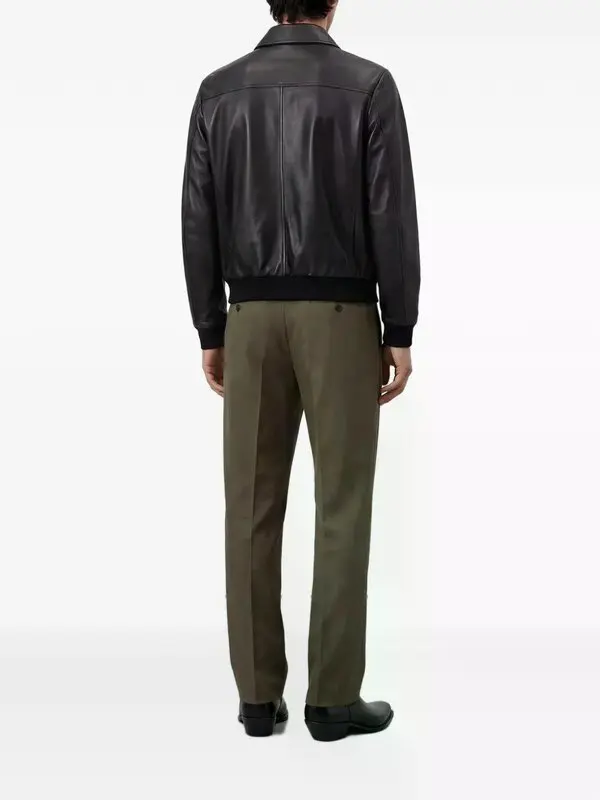 ALTUM Zip-up Leather Coat