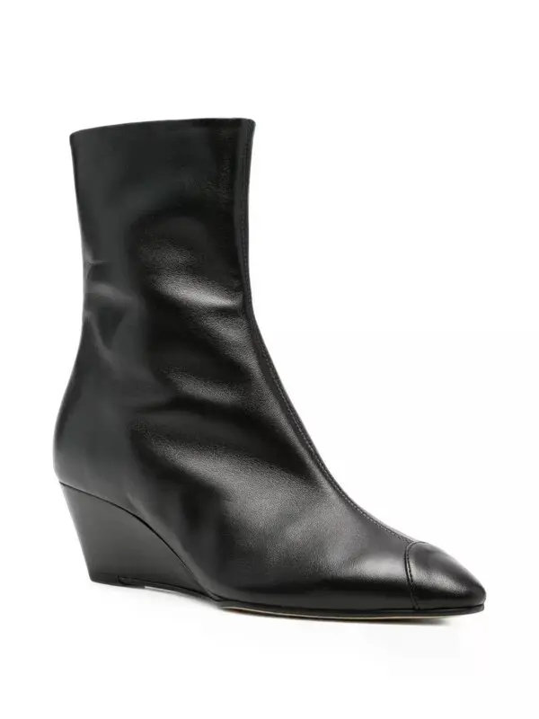 AeydĒ Mia Cap Wedge-heel Ankle Boots