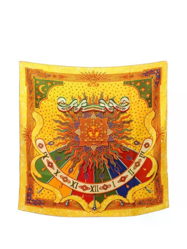 Hermès 2010s Gloria Soli Scarf - Yellow