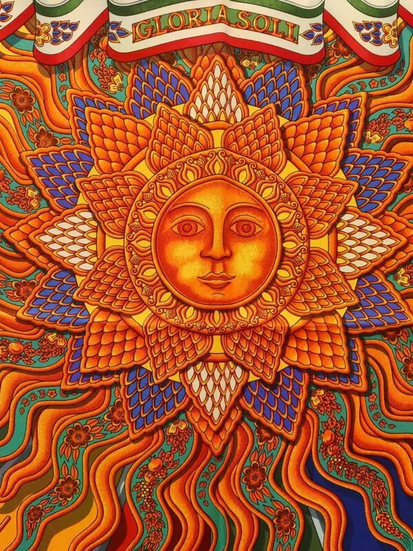 Hermès 2010s Gloria Soli Scarf