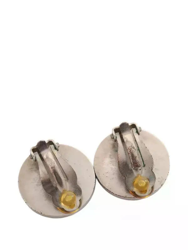 Hermès Sellier Round Earrings