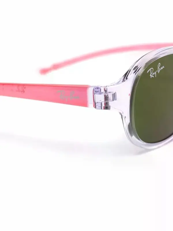 Ray-ban Transparent Round-frame Sunglasses