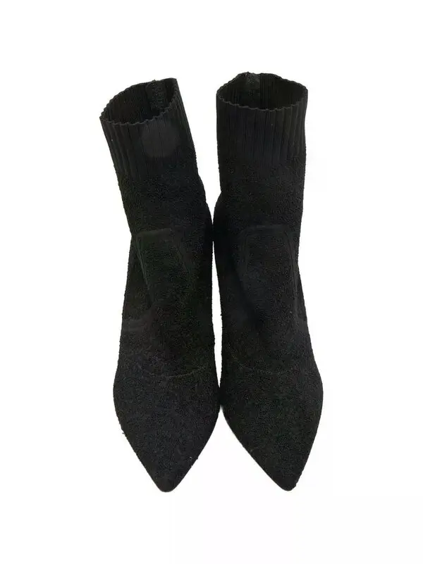 GIANVITO ROSSI Fiona Knit Ankle Boots