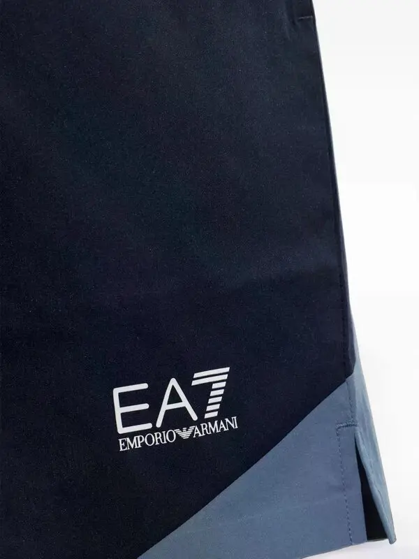EA7 Logo-print Shorts