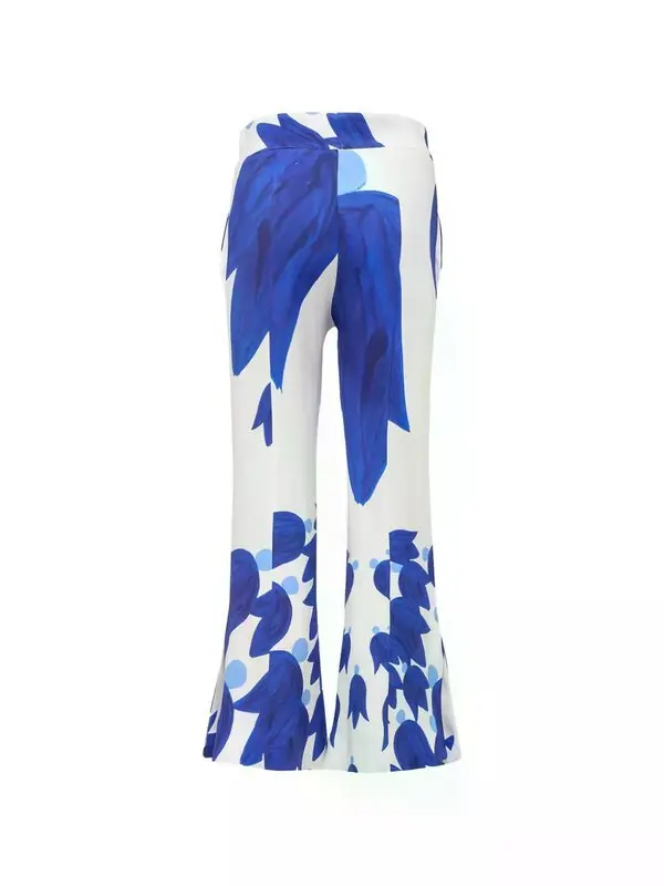 Themis Z Theano Sabra Floral-print Flared Trousers