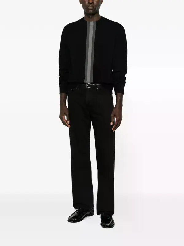 Gucci Stripe-detail Crew-neck Sweater