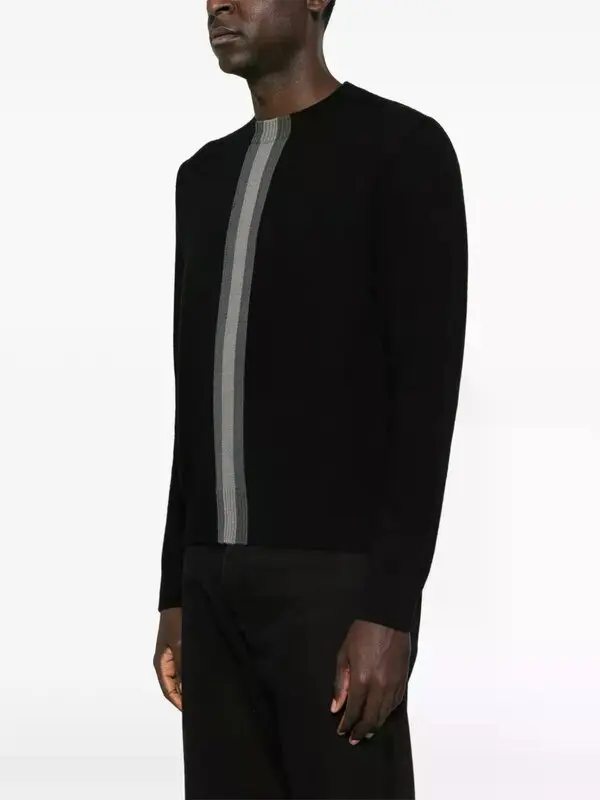 Gucci Stripe-detail Crew-neck Sweater
