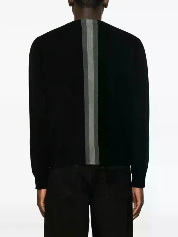 Gucci Stripe-detail Crew-neck Sweater
