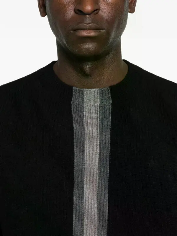 Gucci Stripe-detail Crew-neck Sweater