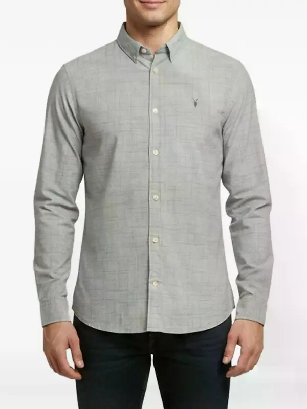 ALLSAINTS Textured Button-down Shirt