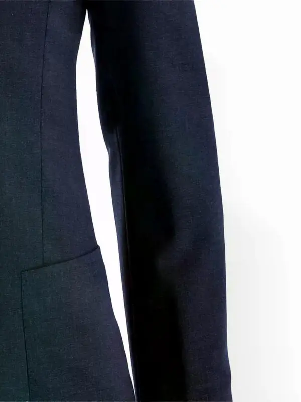 Tagliatore Peak-lapel Single-breasted Blazer - Blue
