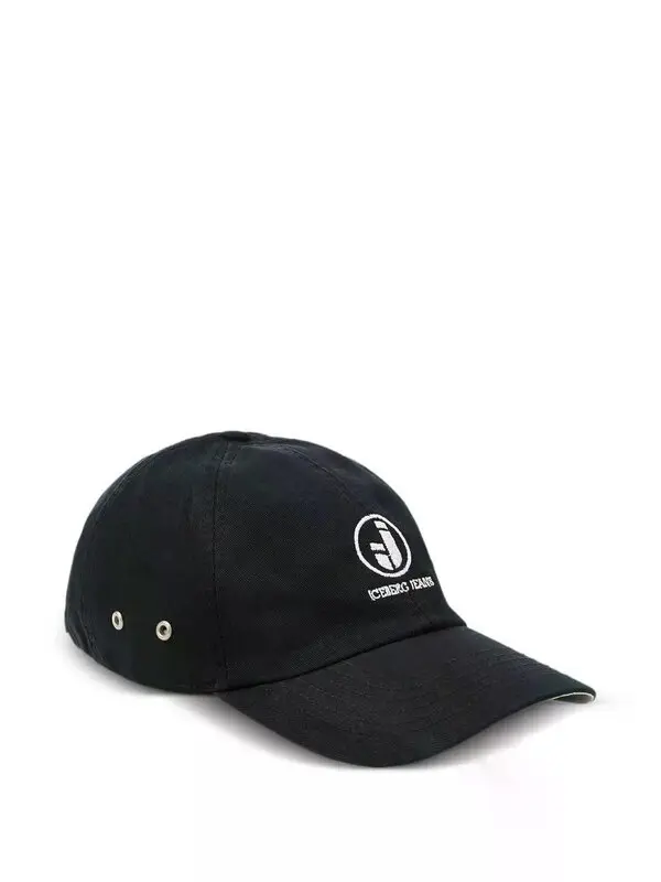 Iceberg Logo-embroidered Baseball Cap - Black