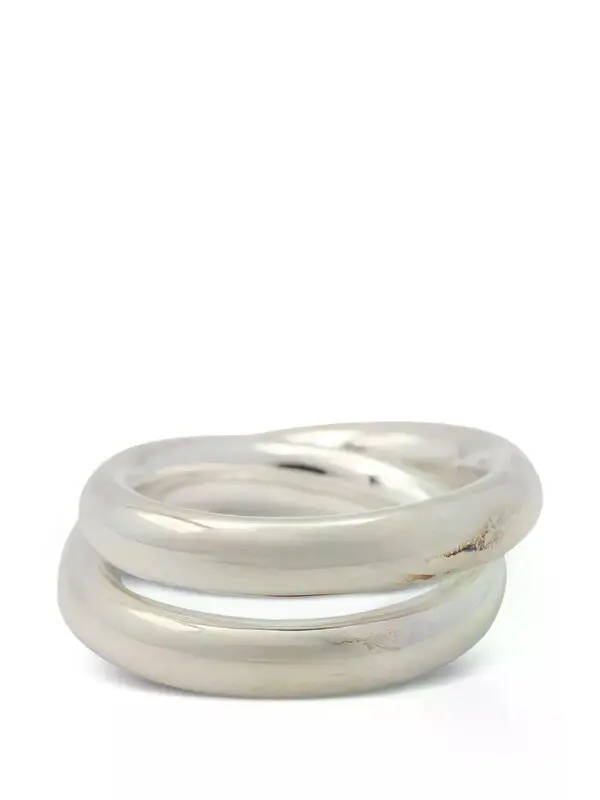 Hermès Vertige Double-band Ring - Silver
