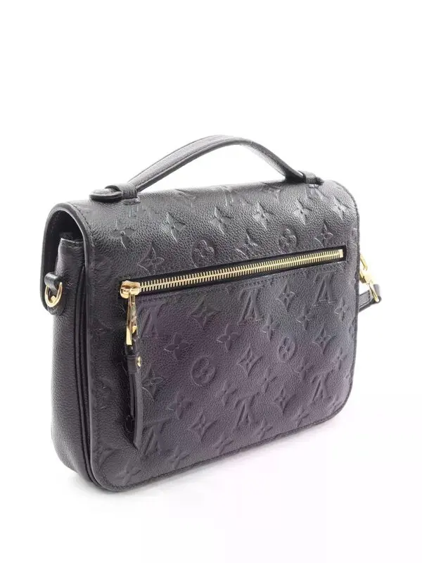 LOUIS VUITTON 2021 Mm Metis Monogram Empreinte Shoulder Bag - Black