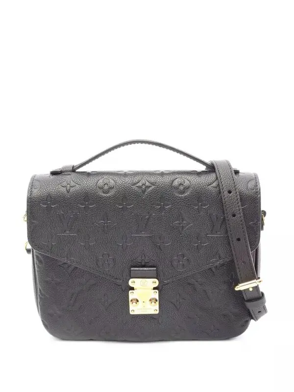 LOUIS VUITTON Mm Metis Monogram Empreinte Shoulder Bag - Black