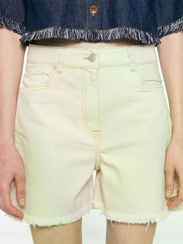 Paul Smith Raw-cut Hem Denim Shorts