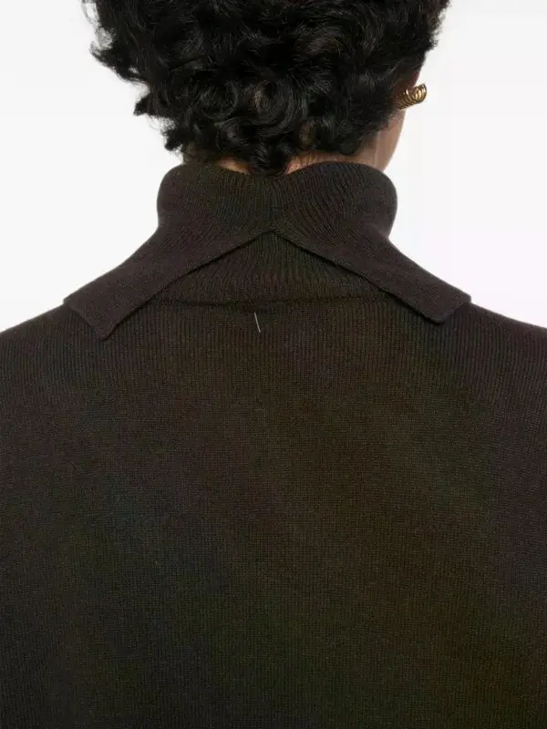 Peserico Argyle Roll-neck Sweater