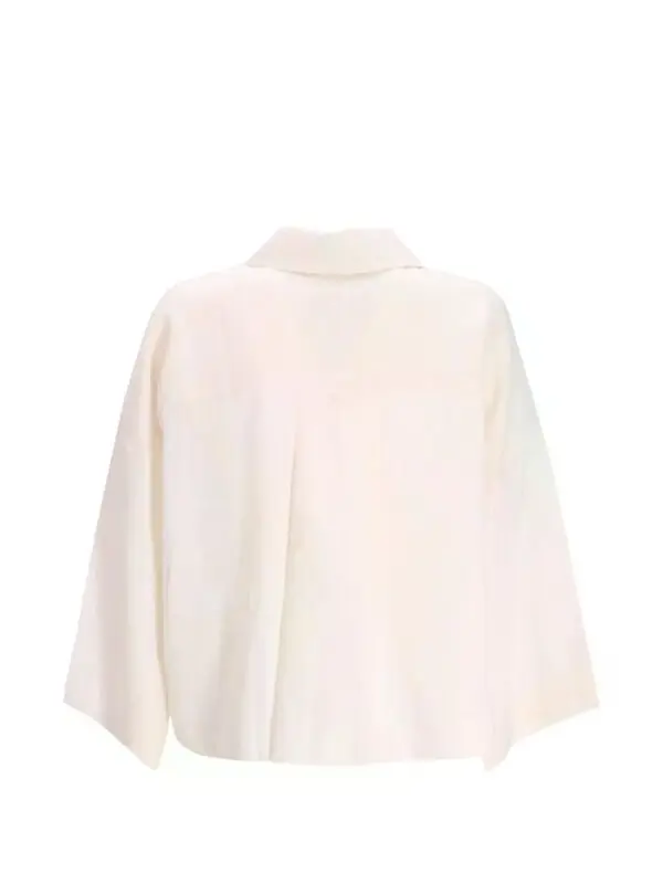 Greek Archaic Kori Button-up Wide-sleeve Jacket