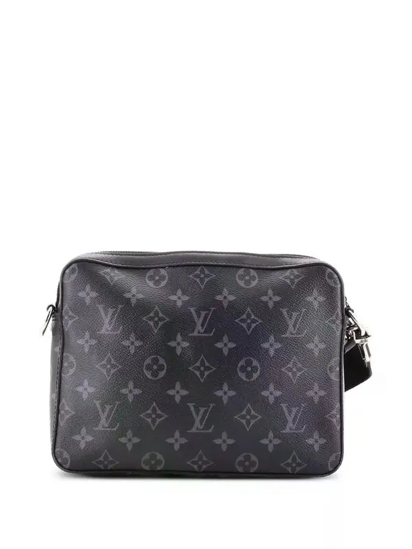 LOUIS VUITTON Reverse Monogram Eclipse Canvas Trio Messenger Bag - Black