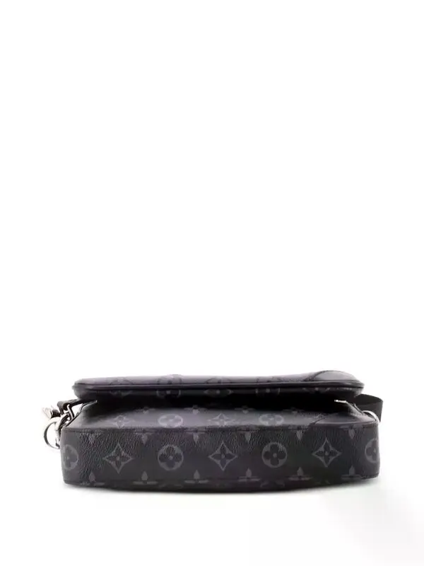 LOUIS VUITTON Reverse Monogram Eclipse Canvas Trio Messenger Bag - Black