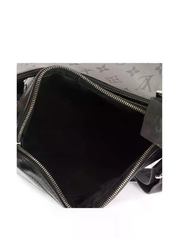 LOUIS VUITTON Trio Messenger Bag Reverse Monogram Eclipse Canvas Crossbody Bag - Black