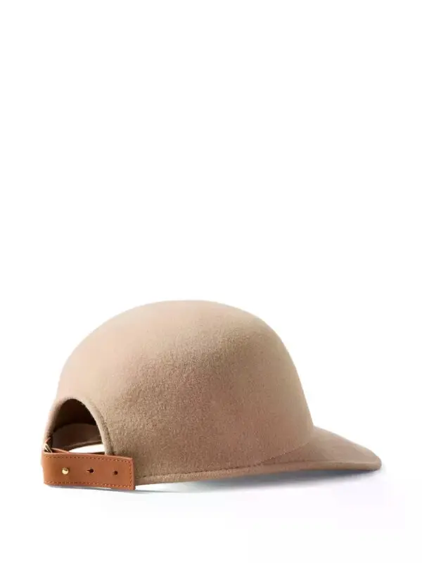 Claudie Pierlot Camel Wool Felt Cap