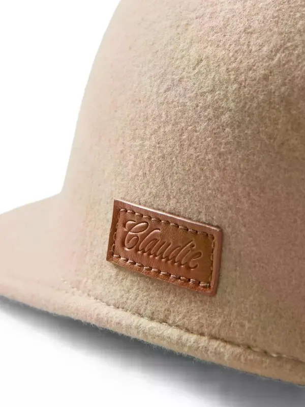 Claudie Pierlot Camel Wool Felt Cap