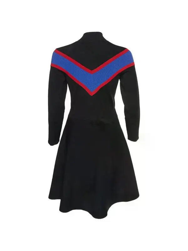 Sandro Zip-up Flared Midi Dress