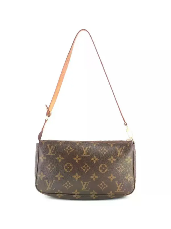 LOUIS VUITTON Monogram Canvas Pochette Accessoires Nm Clutch Bag
