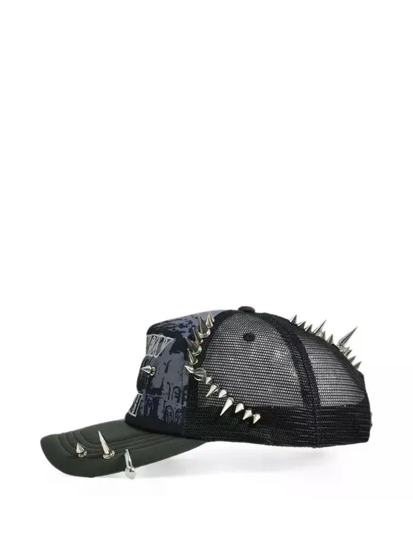 EREHWON The Dystopia Stud-embellished Trucker Cap