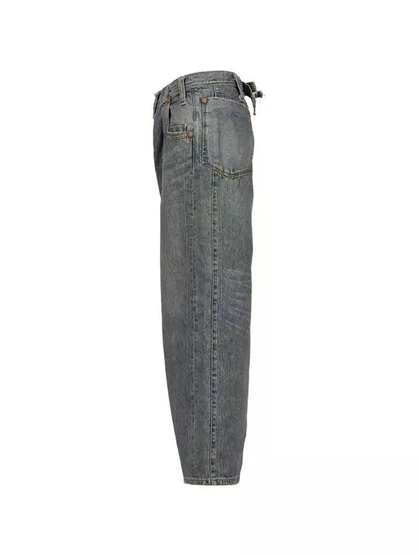 DAIRIKU Reconstructed Washed-denim Jeans