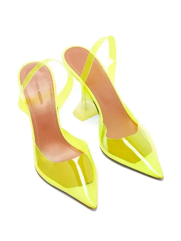 Amina Muaddi Holli Slingback Pumps