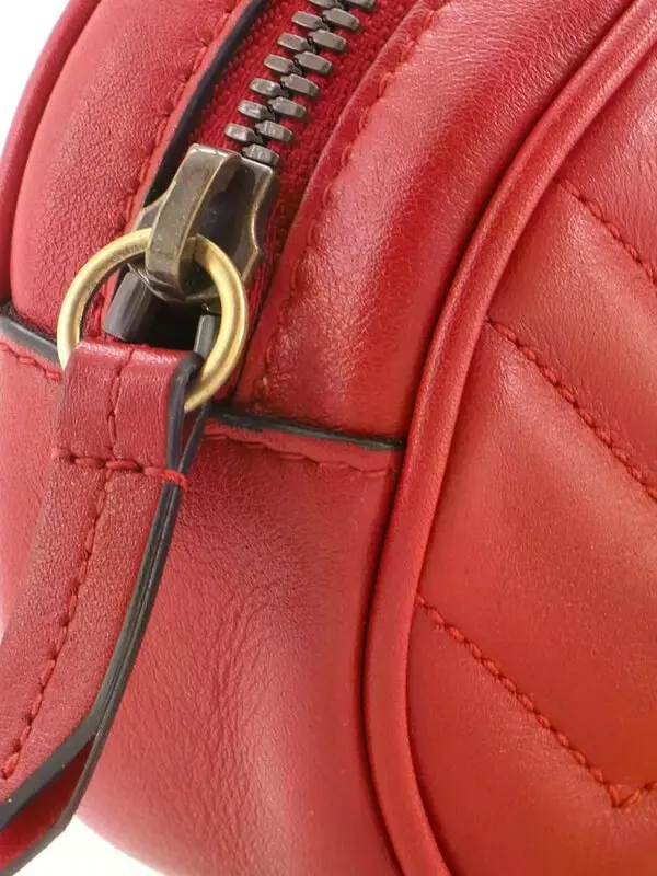 Gucci Gg Marmont Matelassé Leather Belt Bag