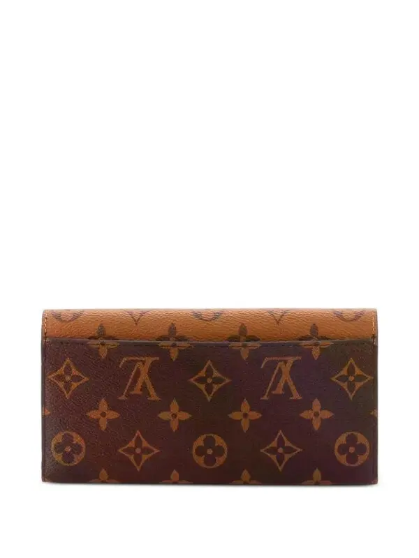 LOUIS VUITTON Emilie Wallet Reverse Monogram Canvas Small Wallets