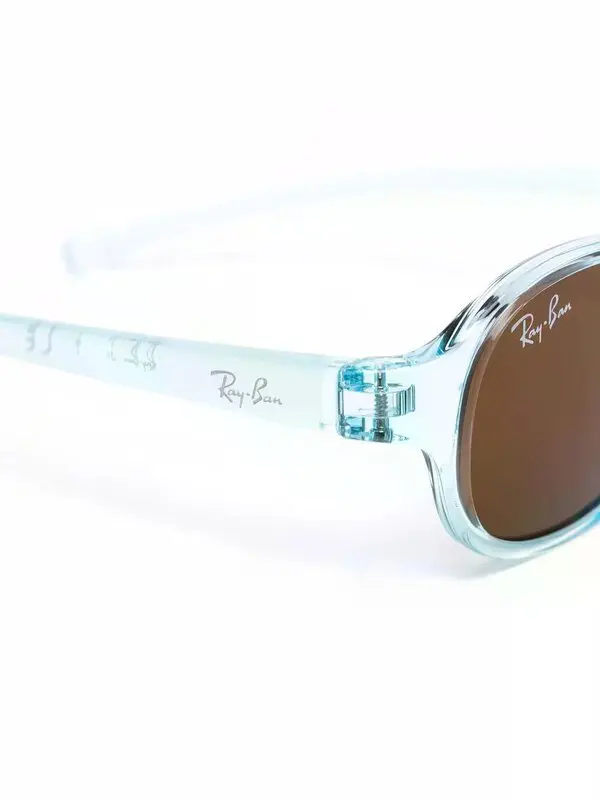 Ray-ban Transparent Round-frame Sunglasses