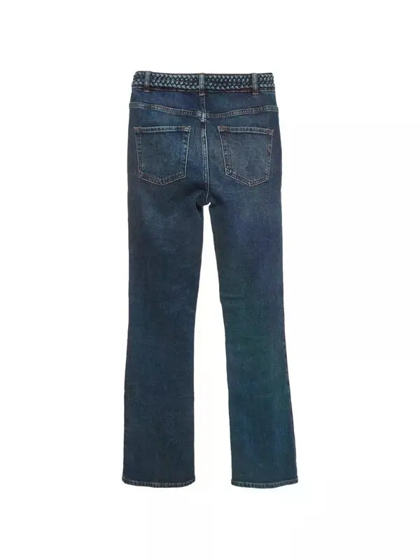 Maje Braided-trim Jeans