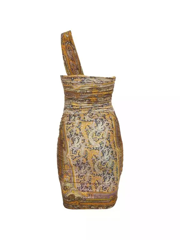 Isabel Marant Étoile One-shoulder Ruched Mini Dress