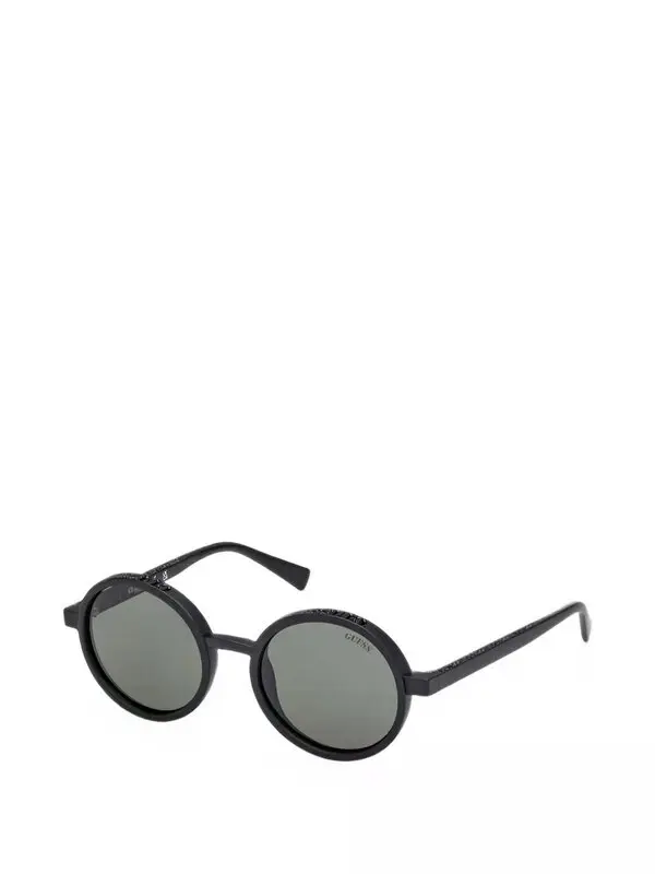 Guess Matte-finish Round-frame Sunglasses