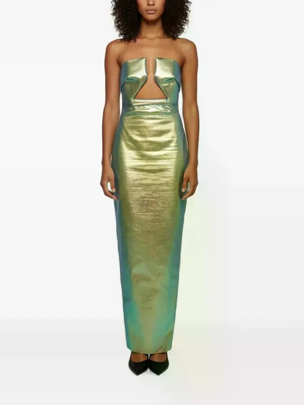 Rick Owens Strapless Cutout-detail Maxi Dress